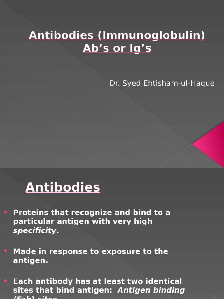 Antibody Lec | PDF | Antibody | Immunology