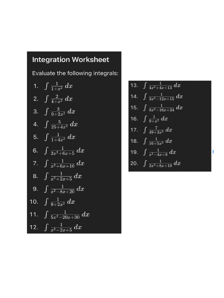 Integration of Tan Inverse 5 | PDF