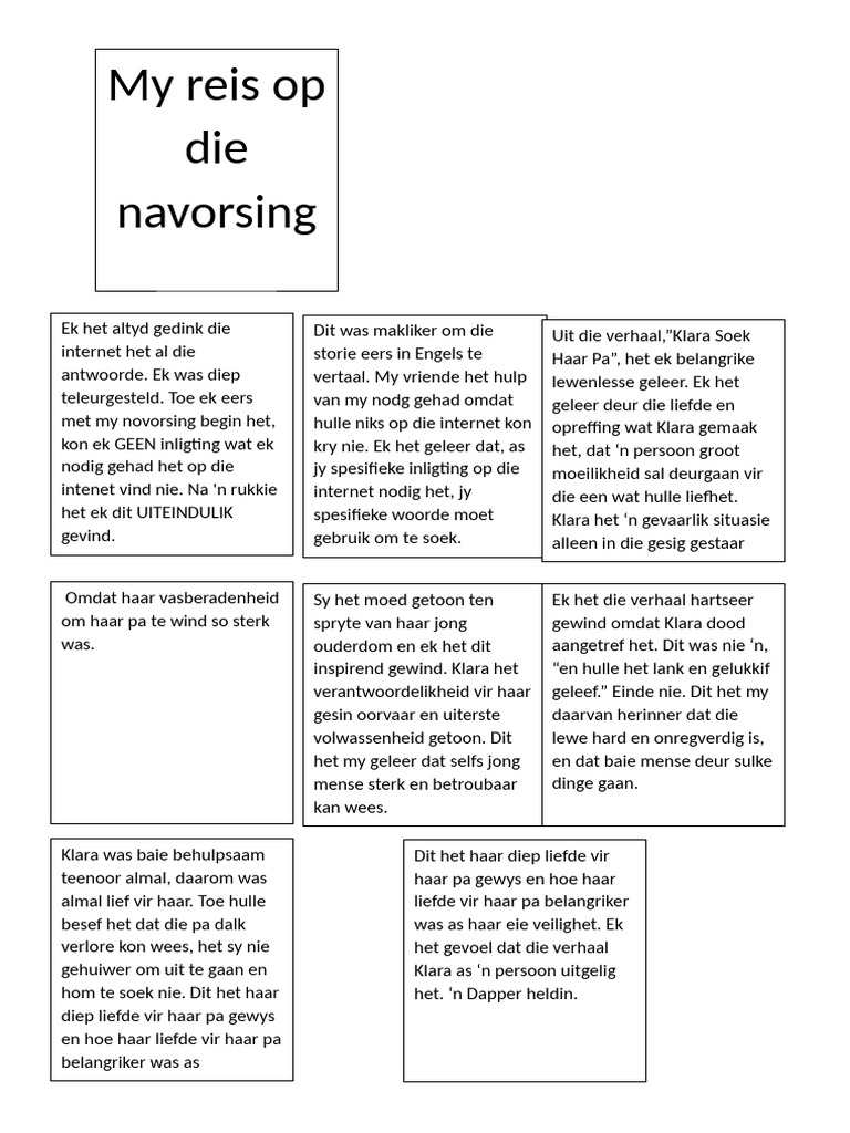 My Journey On The Research Speech | PDF