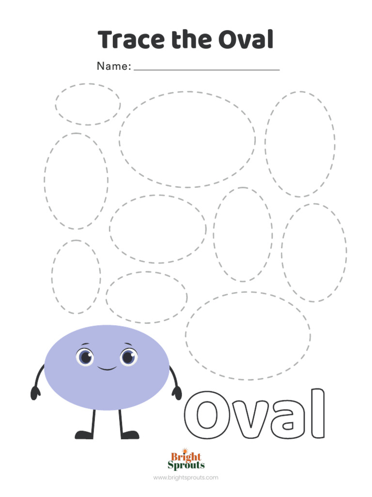 4 Oval Tracing | PDF