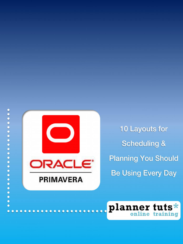 10 Layouts Essenciais do Primavera P6 | PDF