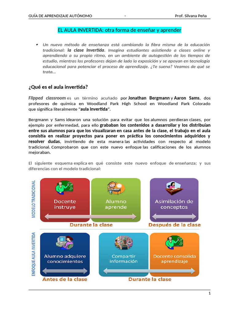 Pen A - Guia de Estudio - Aula Invertida | PDF | Pedagogía ...