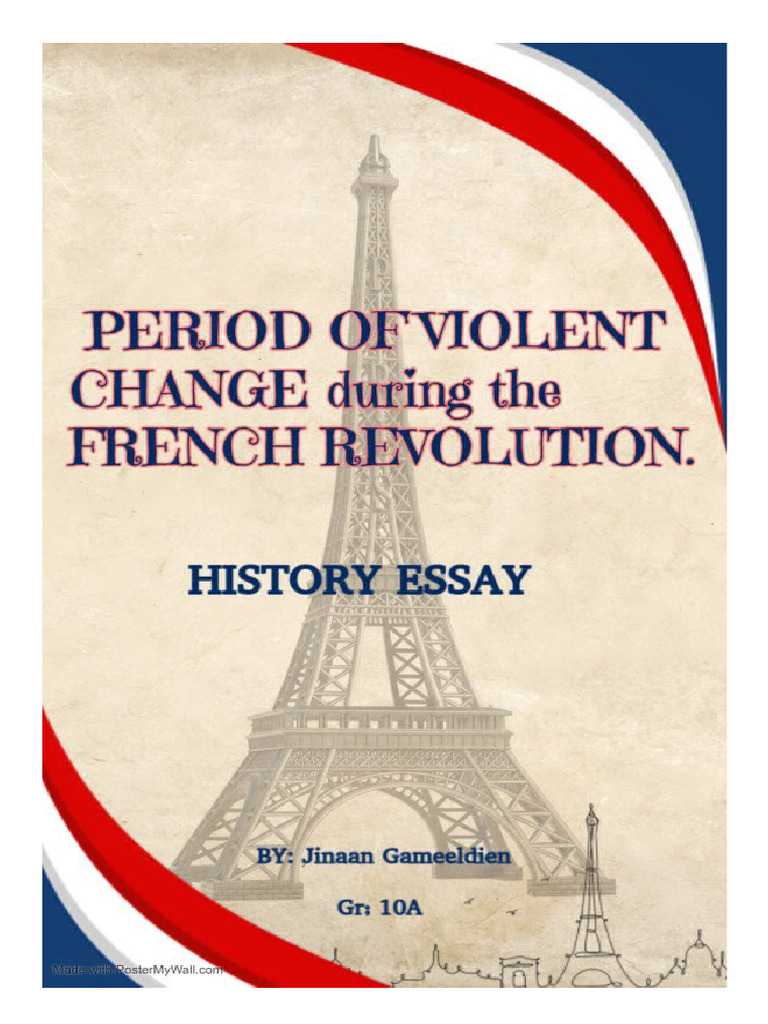 History Essay 1 | PDF | Reign Of Terror | Maximilien Robespierre