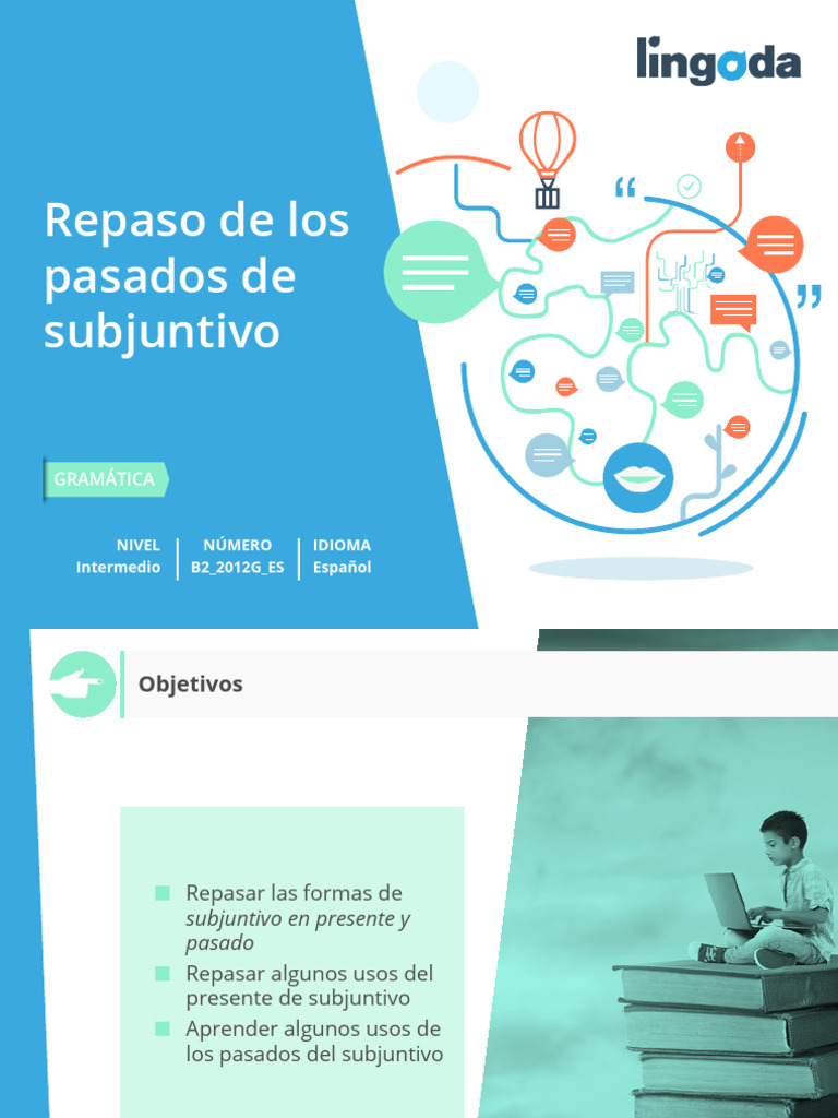 Subjuntivo Presente - Pasado | PDF | Verbo | Sintaxis