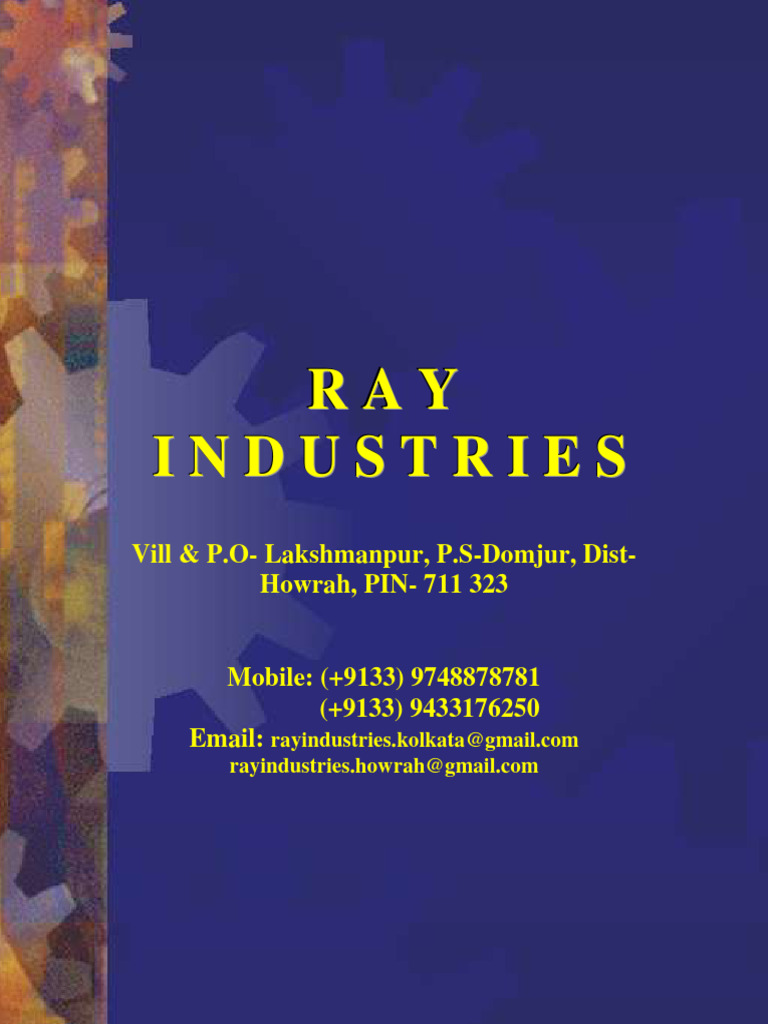 Ray Industries: Mechanical Manufacturing Solutions | PDF | Welding ...