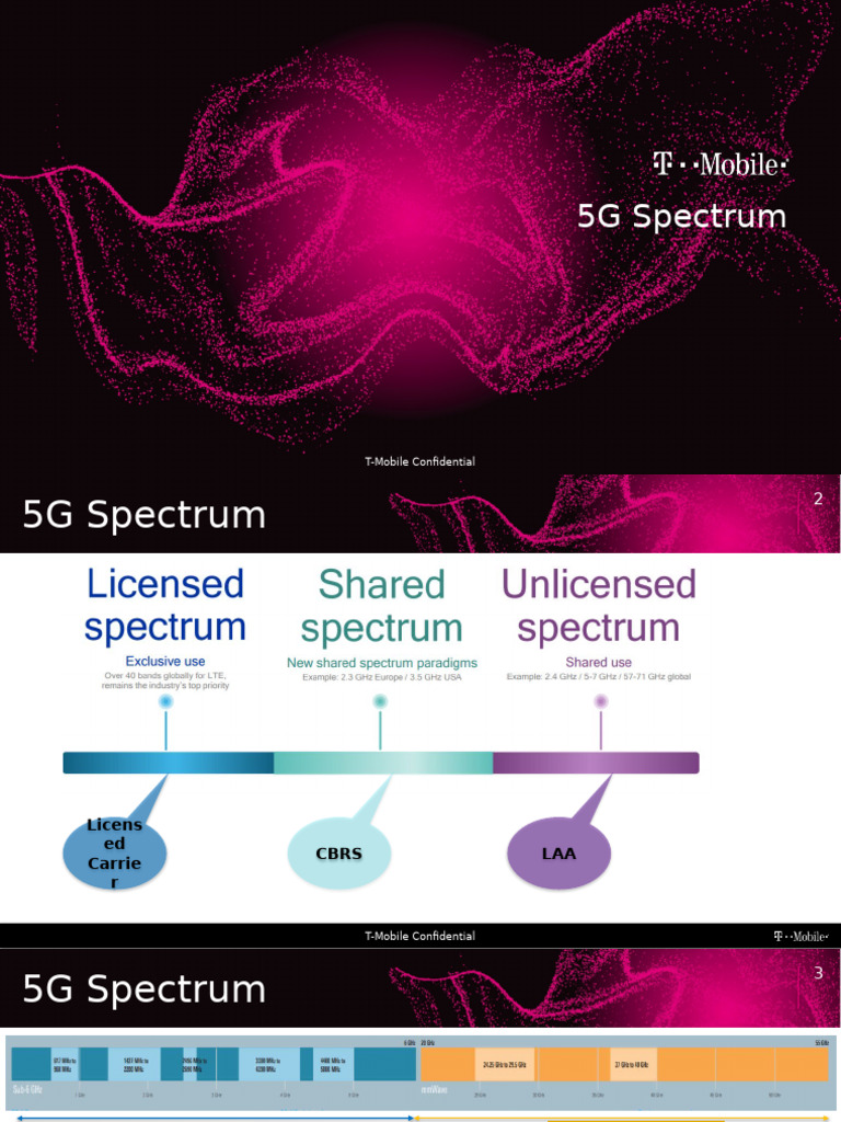 T-Mobile 5G Spectrum Overview and Analysis | PDF | Extremely High ...