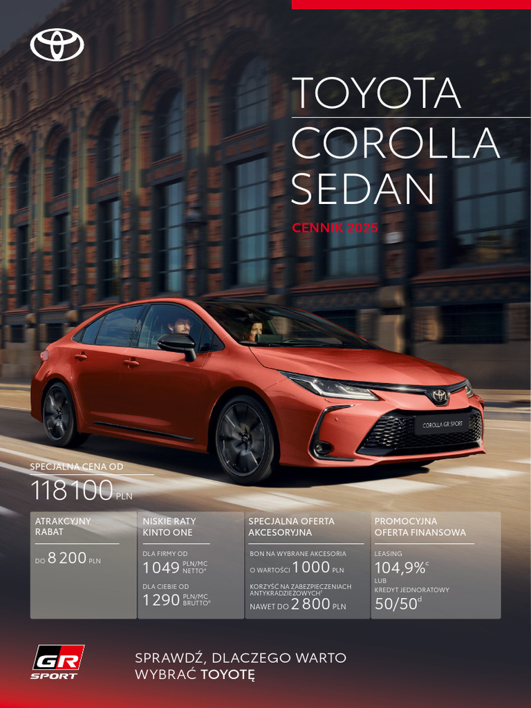 Spec Corolla SD 2025 | PDF
