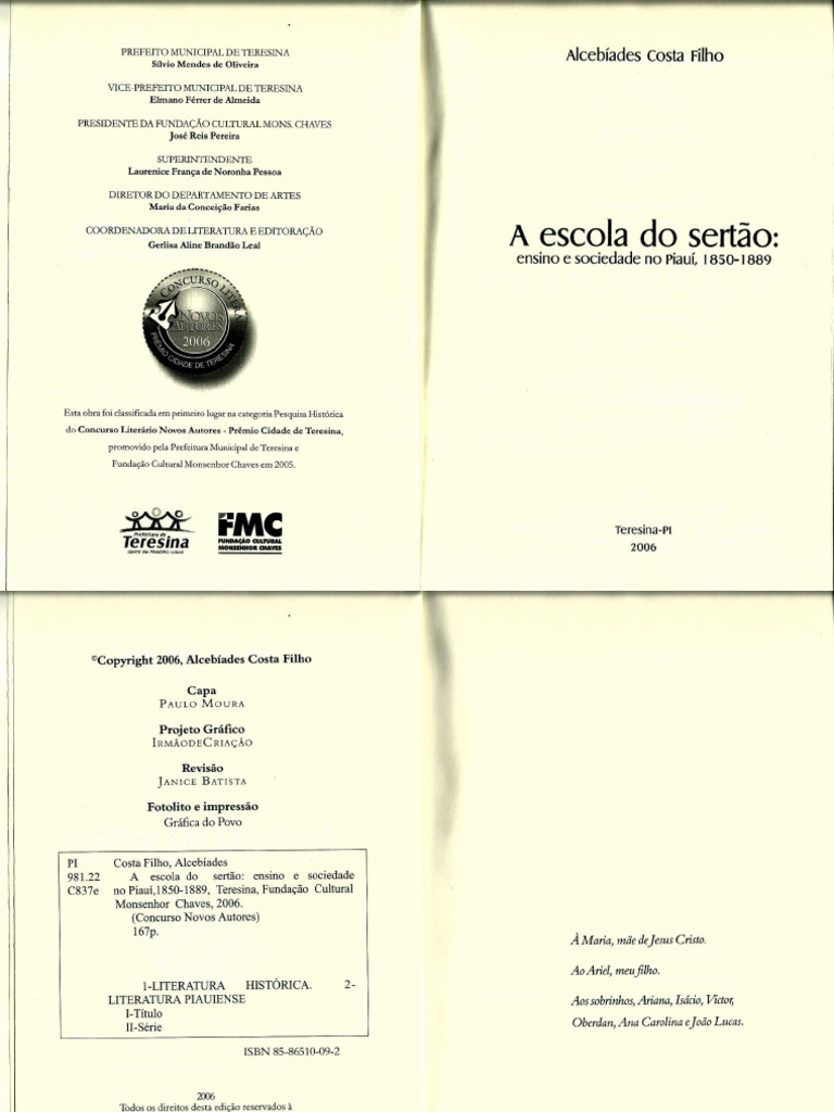 1-A escola do sertão - Alcebídades Costa Filho - Atividades econô | PDF