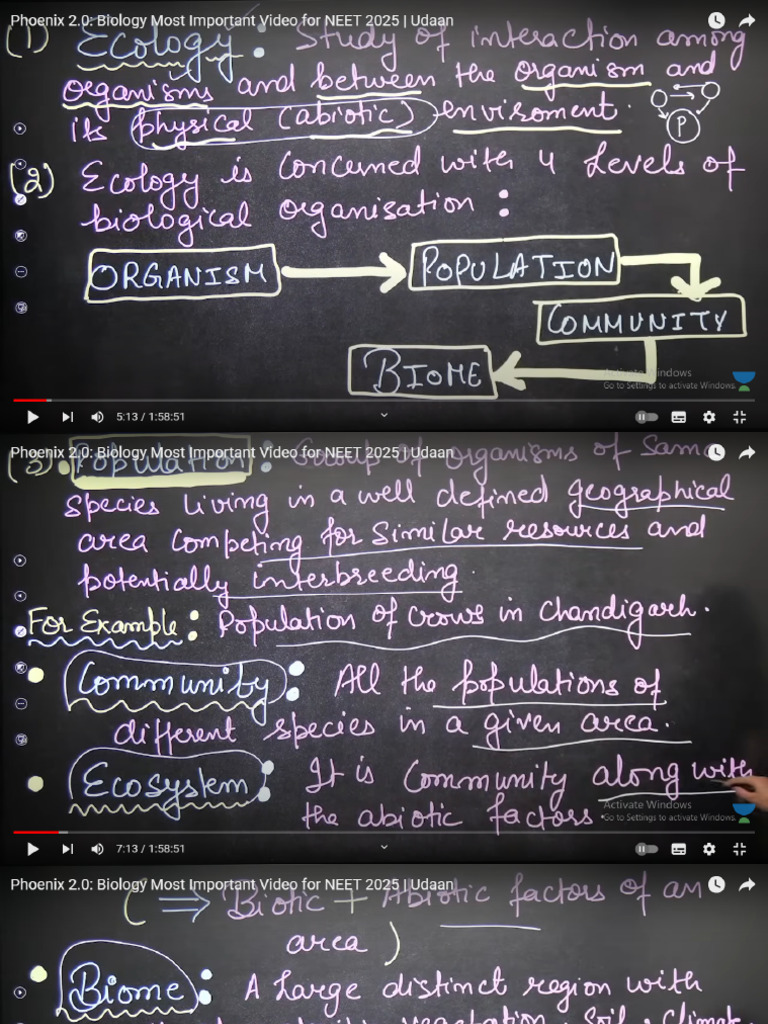 Organism and Populations Notes | PDF