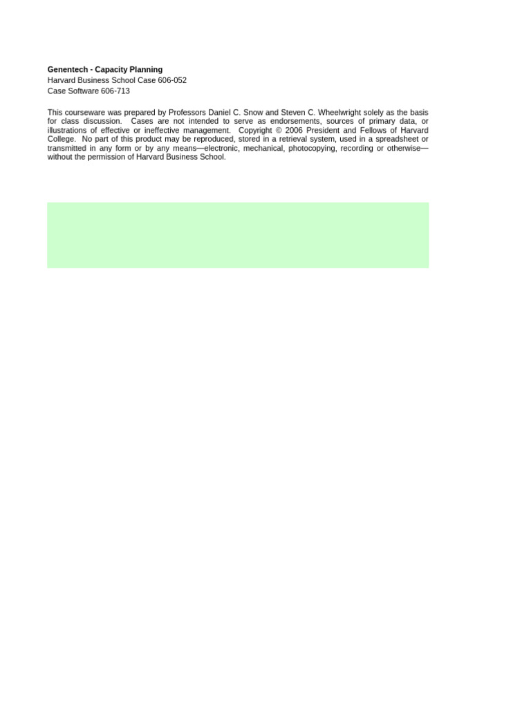 GenentechSpreadsheet Student | PDF | Medical Treatments | Diseases And Disorders