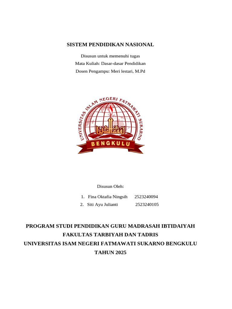 dasar dasar pendidikan | PDF