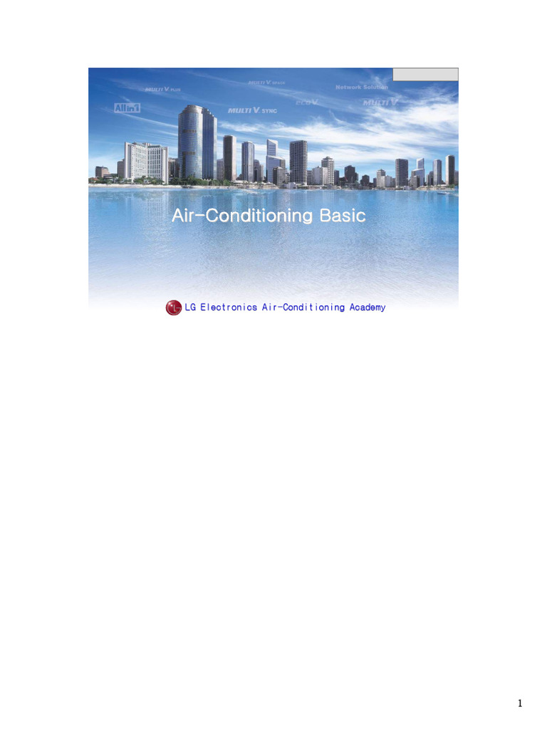 LG Air Conditioning Basics Guide | PDF | Air Conditioning | Fahrenheit