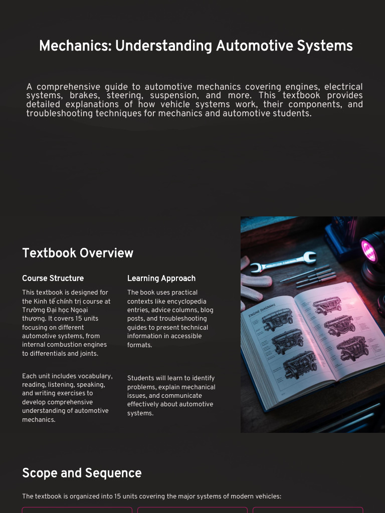 Presentation English For Automotive New Mechanics-book-2-Textbook | PDF ...
