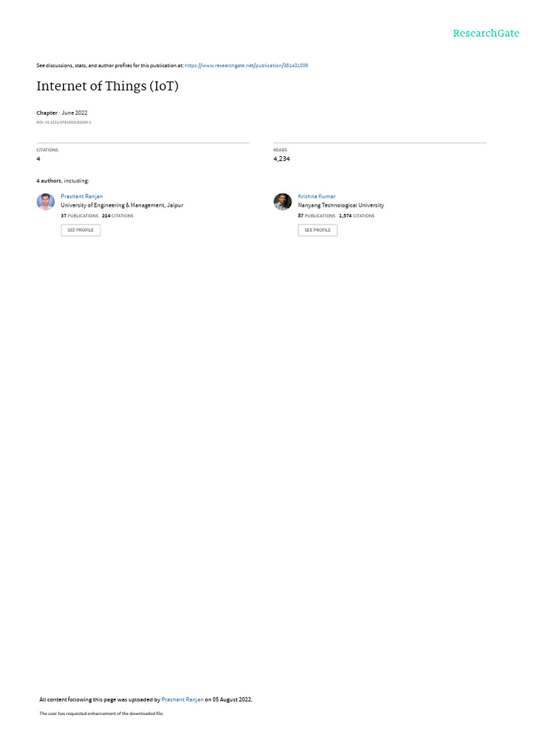 9781003181699_previewpdf | PDF | Internet Of Things | Computer Network