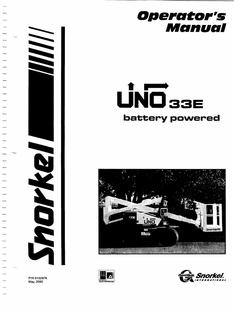 Snorkel UNO-33E | PDF