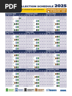 2025 Waste Calendar Accessible | PDF | Waste | Waste Management