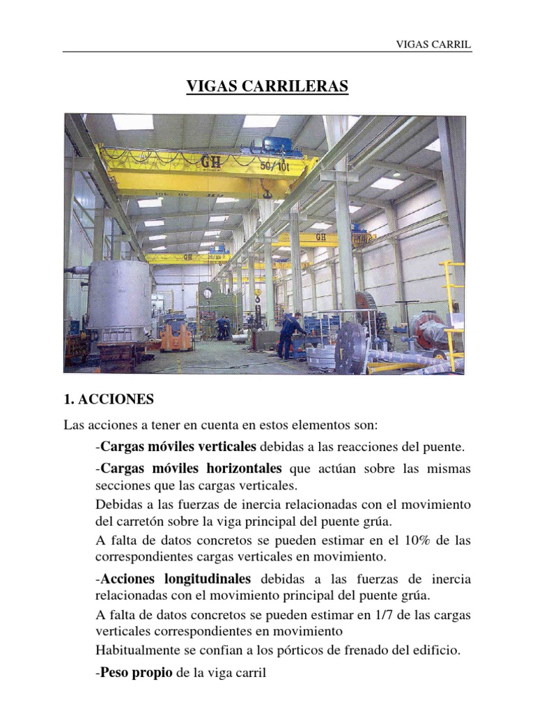 Cap XI II-Viga Carrilera | Descargar gratis PDF | Mecánica | Ingeniería mecánica