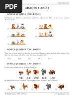 Primary Kangaroo 2025 Instructions and Questions | PDF