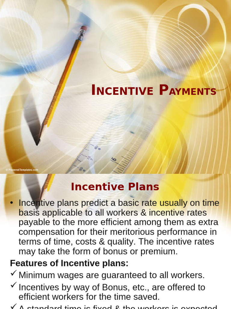 Incentives 130711110717 Phpapp02 | PDF | Incentive | Piece Work