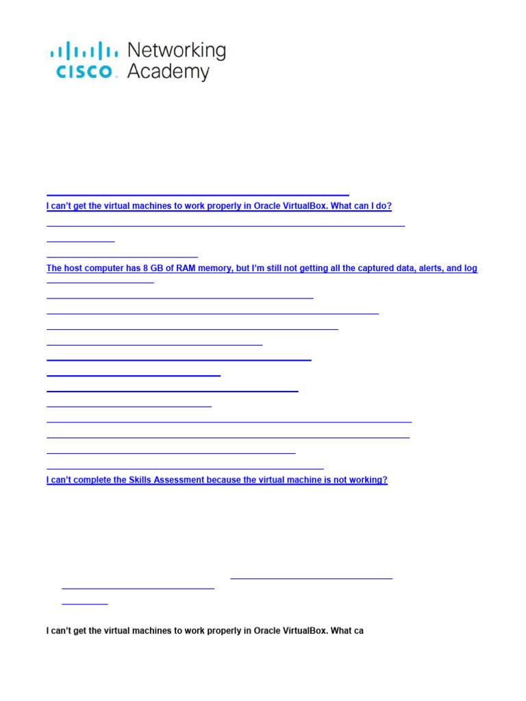 IoTF Security v1.1 VM Lab Environment FAQ | PDF | Virtual Machine ...