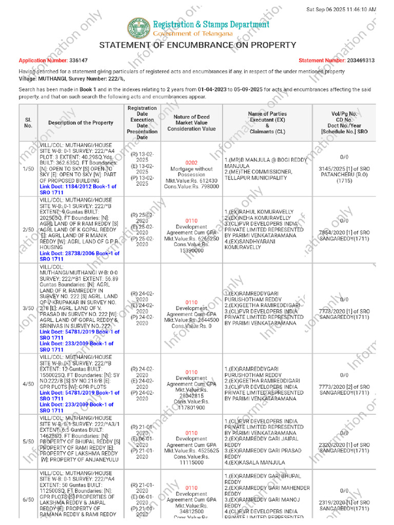 Muthangi 222EC | PDF