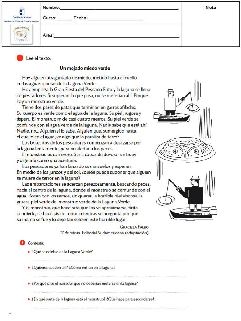 Examen Lengua 6o Logo | PDF