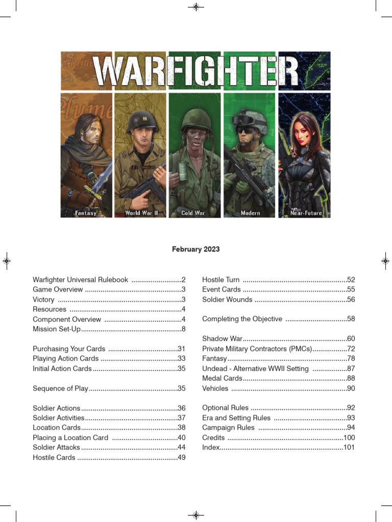 Warfighter Universal Rulebook Overview | PDF | Ammunition