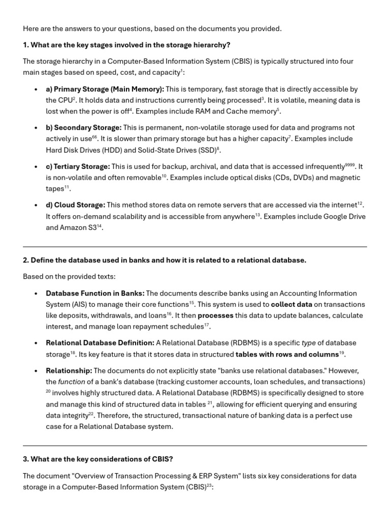 Prep | PDF | Computer Data Storage | Databases