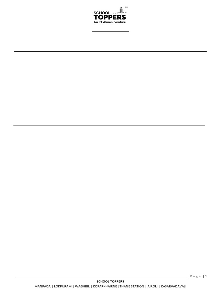 10th CBSE Science SVPT QP With Sol Term - I 02.09.25 - Chemistry | PDF ...