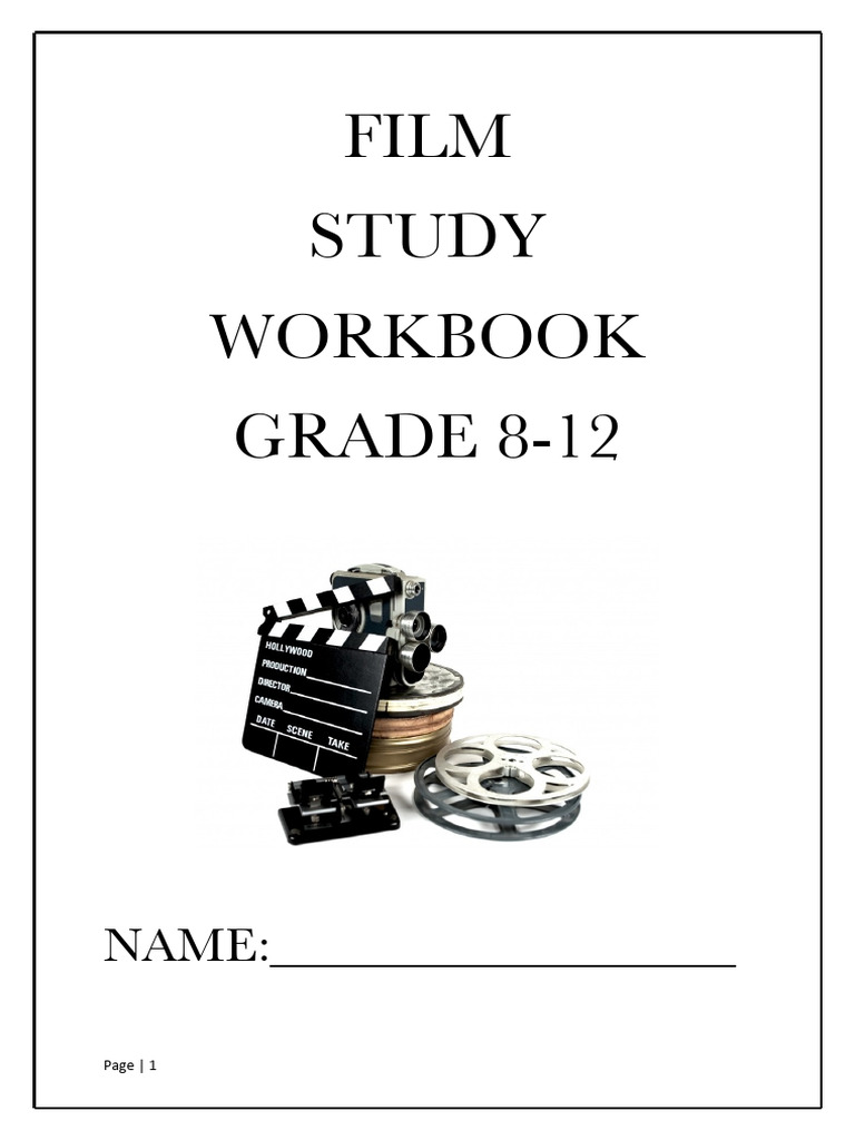 Film Study Theory Booklet | PDF | Literacy | Cinematography
