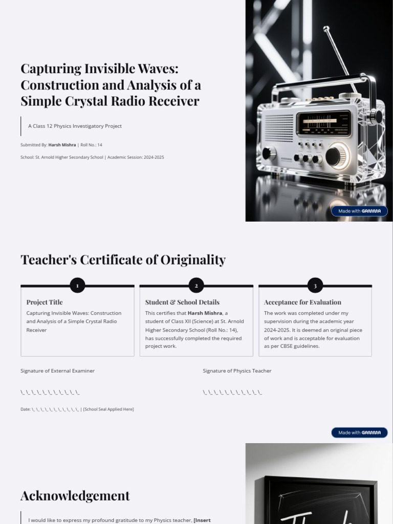 Capturing Invisible Waves Text Vertical | PDF | Inductor | Radio