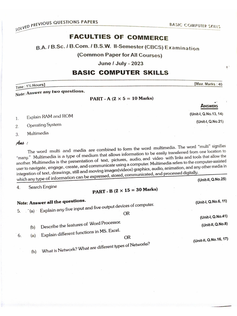 Question Paper - 2023 (1) | PDF