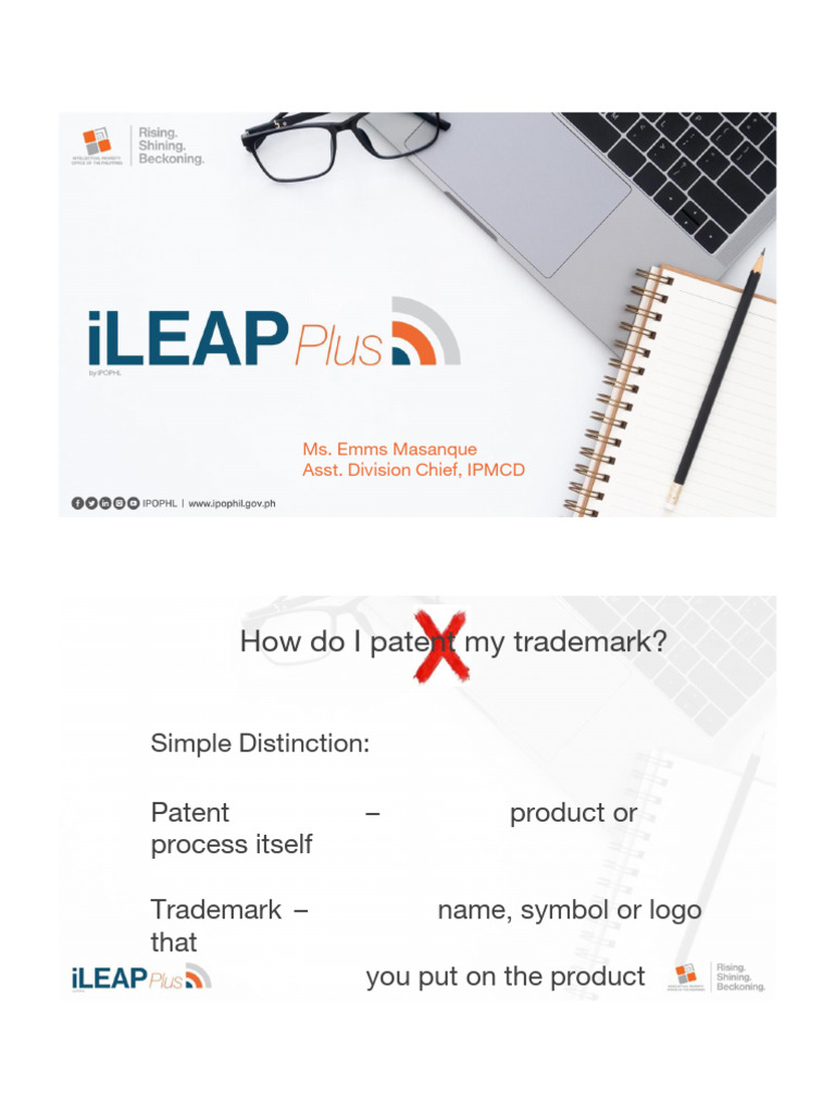 ILEAP Plus Intro To TRADEMARK As of June 2022 | PDF | Trademark | Brand