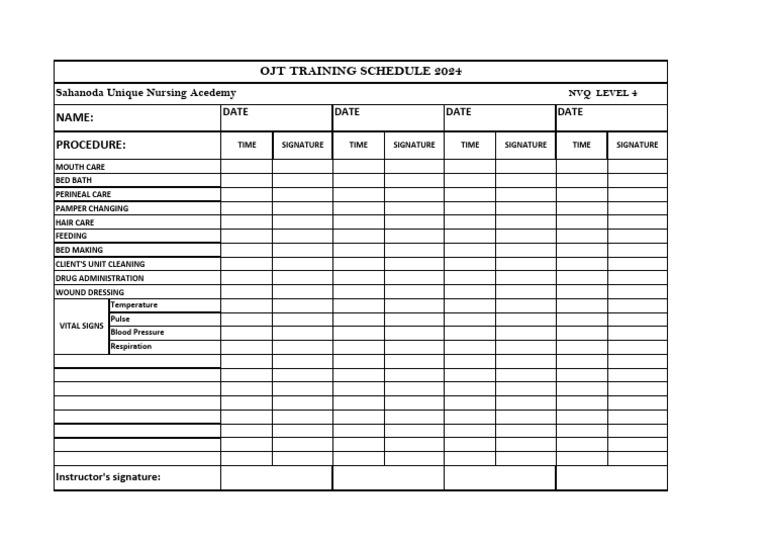 OJT Training | PDF