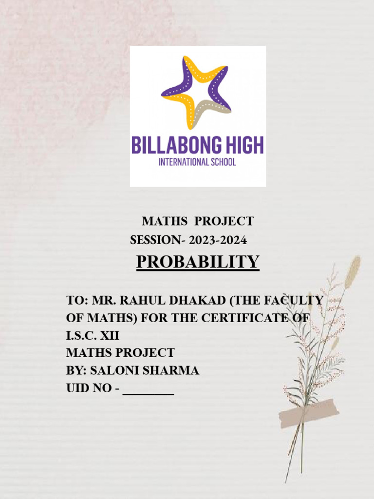 Probability Concepts and Theorems Explained | PDF | Probability ...