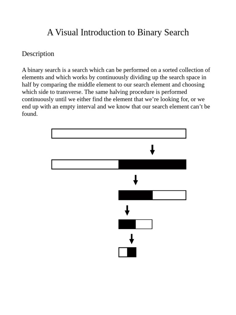 A Visual Introduction To Binary Search | PDF | Theoretical Computer Science | Computer Programming