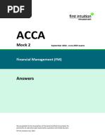 FM Formula Sheet | PDF
