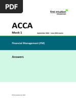 FM Formula Sheet | PDF