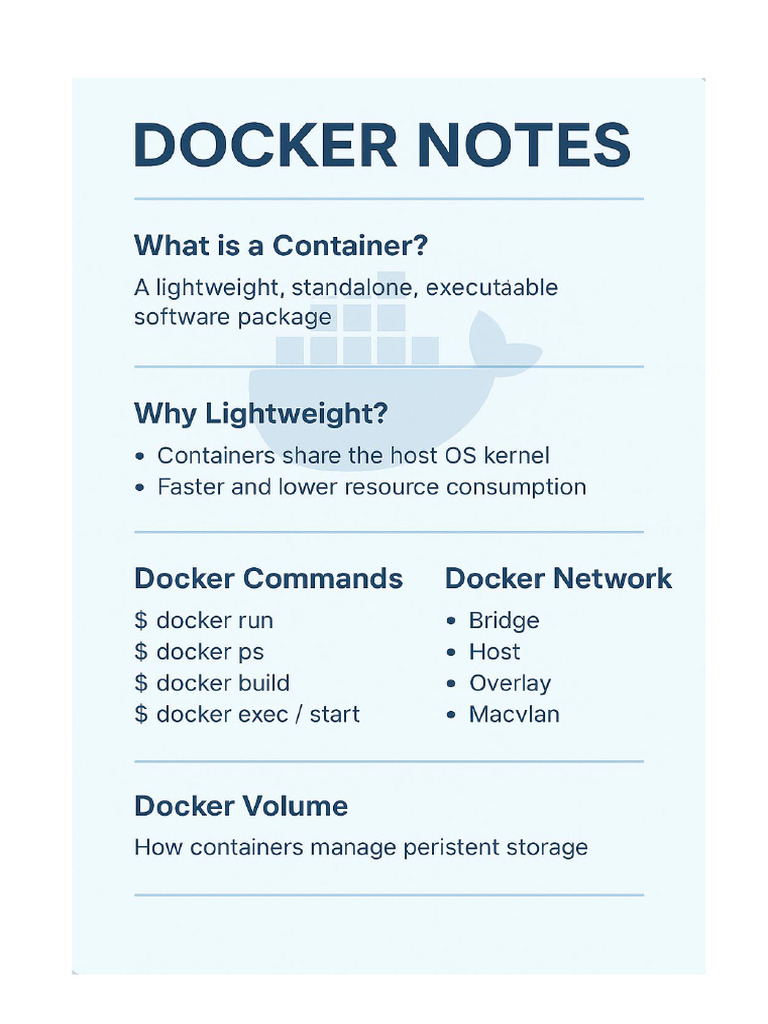 Docker Complete Notes for Interview 1750865269 | PDF | Virtual Machine ...