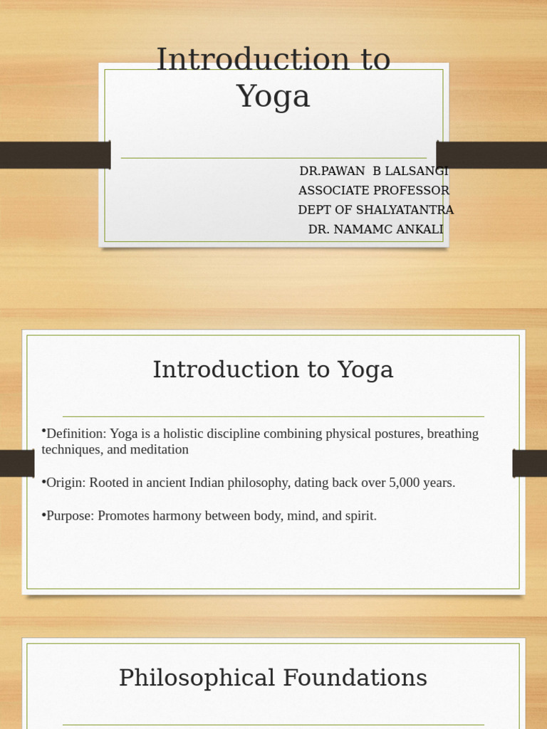 Introduction to Yoga | PDF