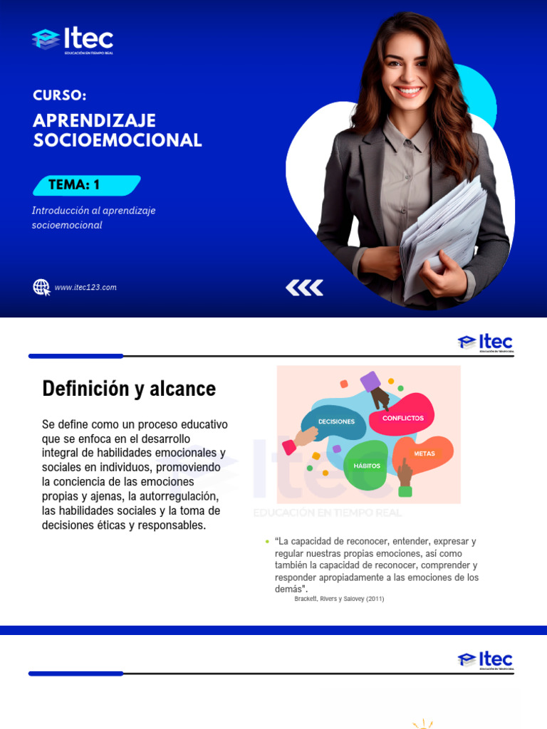 Aprendizaje Socioemocional | PDF | Las emociones | Autorregulación ...