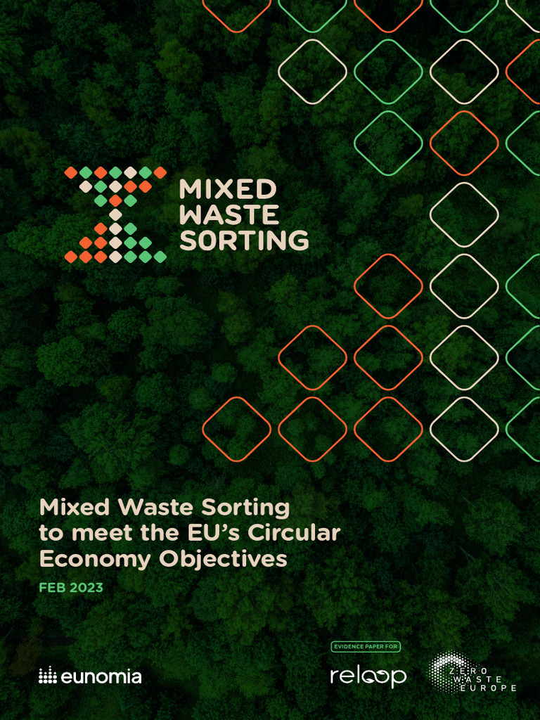 MWS - EunomiaReport - Feb2023-Plastic Packaging Waste Sorting & Collection | PDF | Recycling | Waste