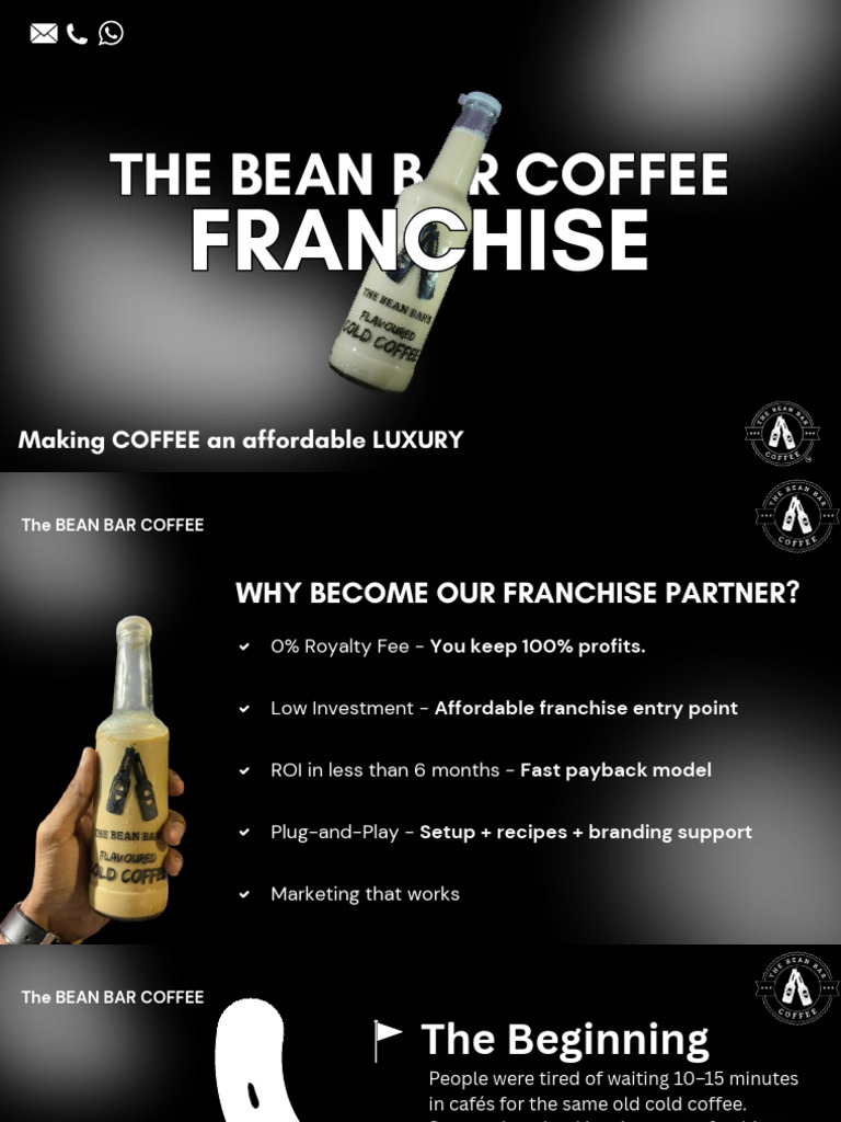 Bean Bar Coffee Franchise Opportunity | PDF | Coffee | Drink