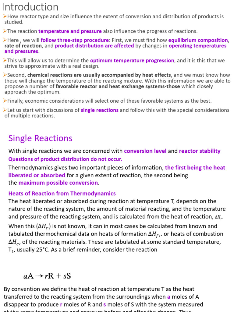 Temperature and Pressure Effects | PDF | Chemical Equilibrium ...