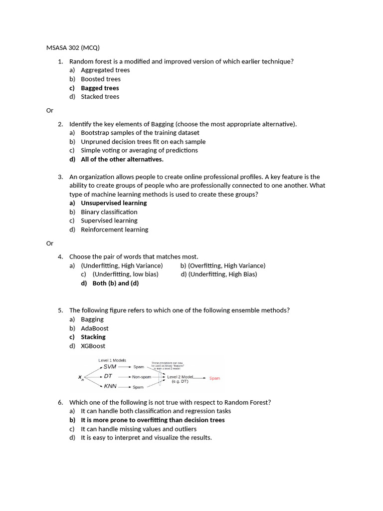 Machine Learning MCQ | PDF | Data Analysis | Machine Learning