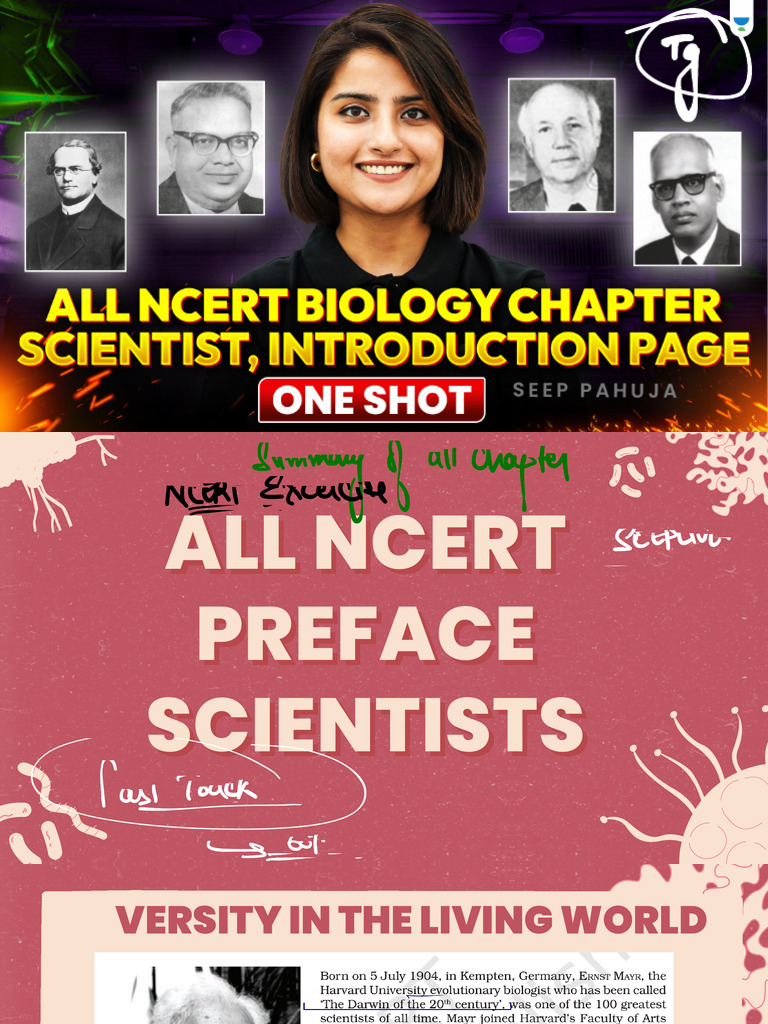 NCERT INTRO PAGE For Biology | PDF