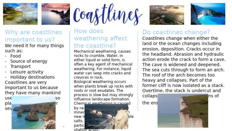 Coastlines Gcse | PDF