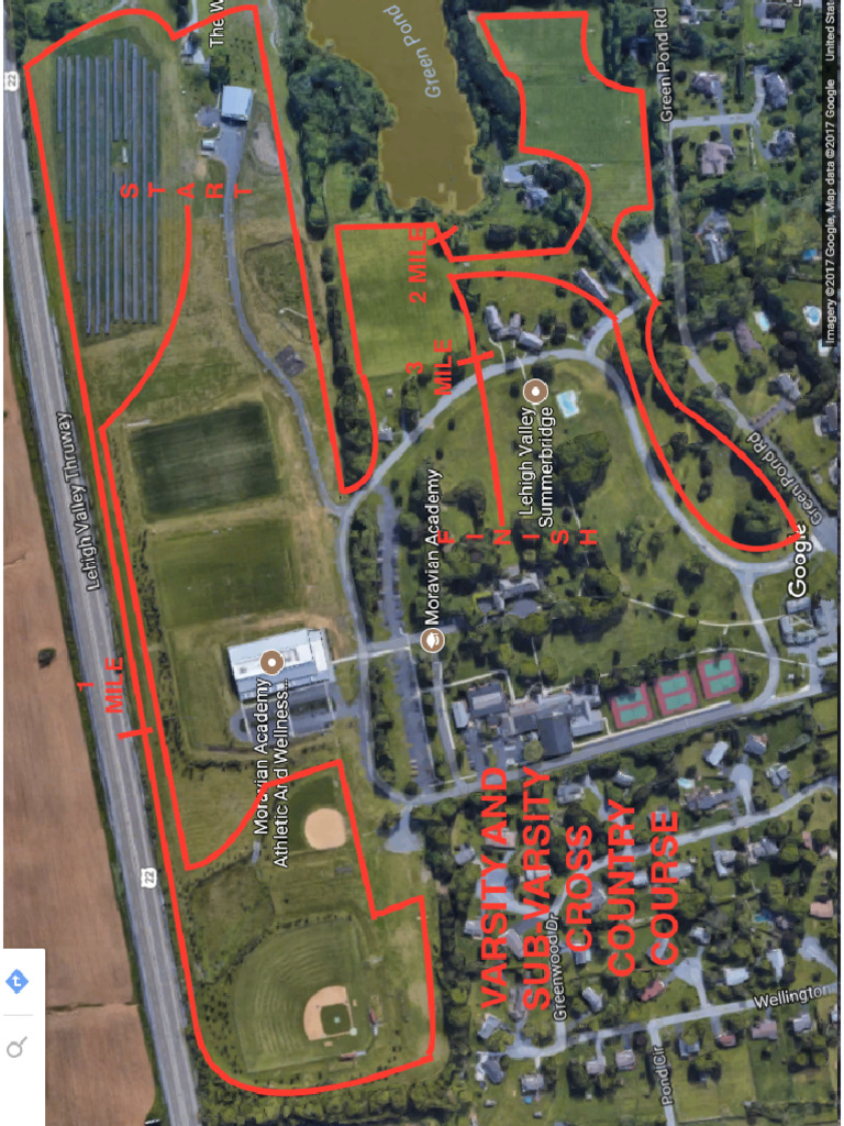 Moravian Academy - Varsity and Sub-Varsity Cross Country Course | PDF