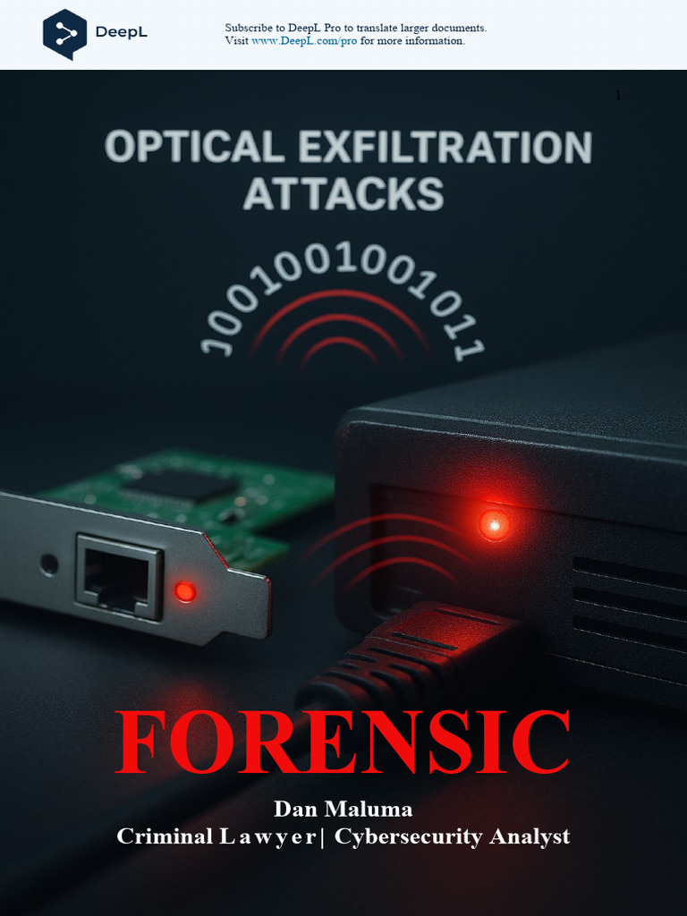 Optical Data Exfiltration Explained | PDF | Computer Security | Security
