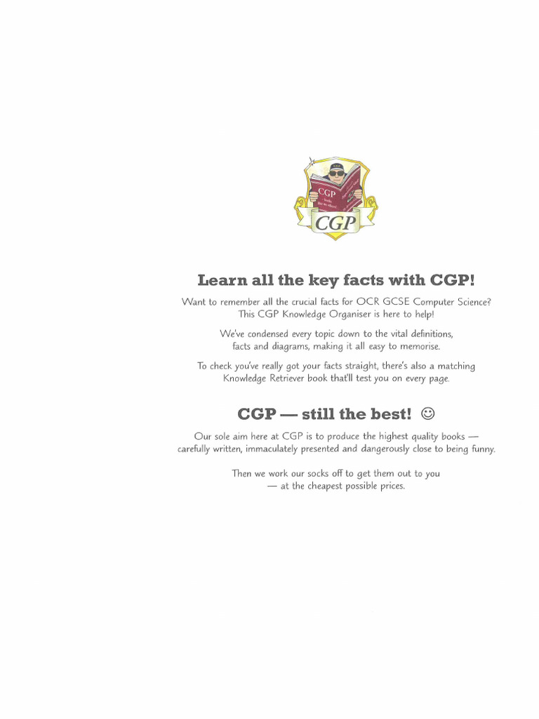 CGP Knowledge Organiser | PDF